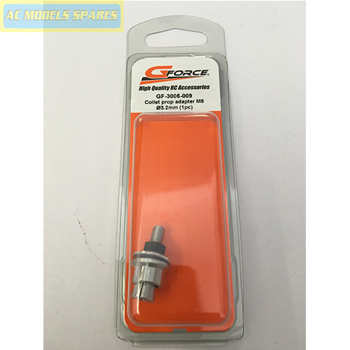 G-Force GF3005009 Collet prop adapter M5 3.2mm (1pc) - AC Models Spares ...