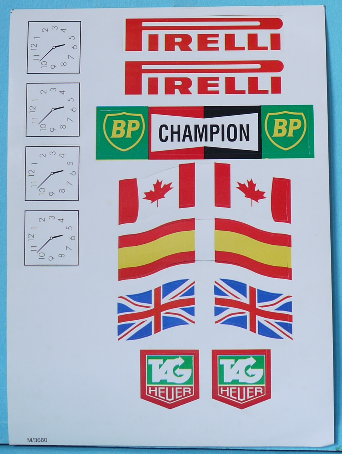 M3660 Scalextric 10 Control Tower Sticker Sheets - Bespoke listing for ...