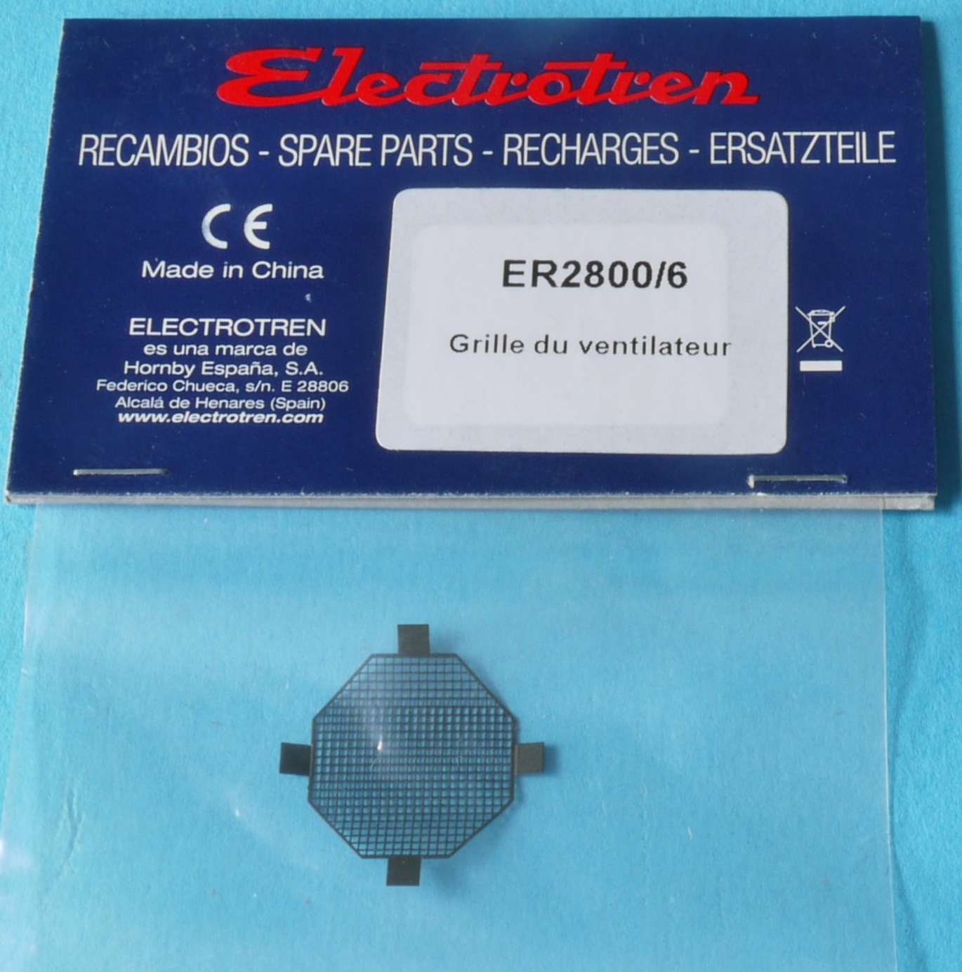 ER2800/06 Hornby Electrotren Fan Grill for Diesel Loco 060DA-16 SNCF ...