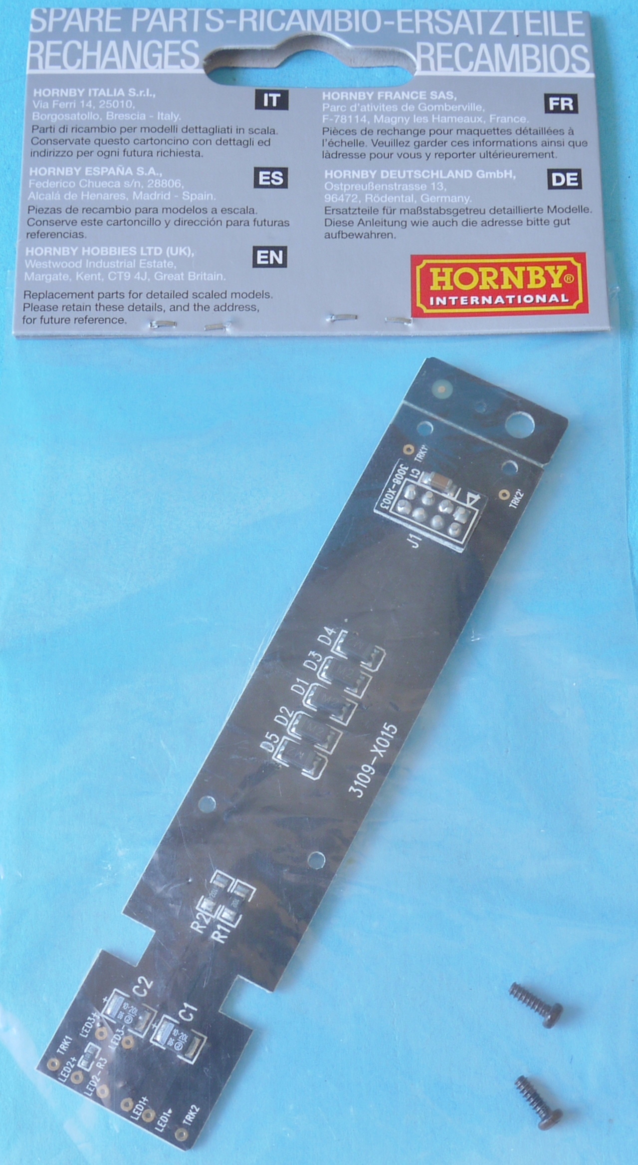 HR2278/21 Hornby Rivarossi PCB for ALn 663 Diesel Railcar Original ...