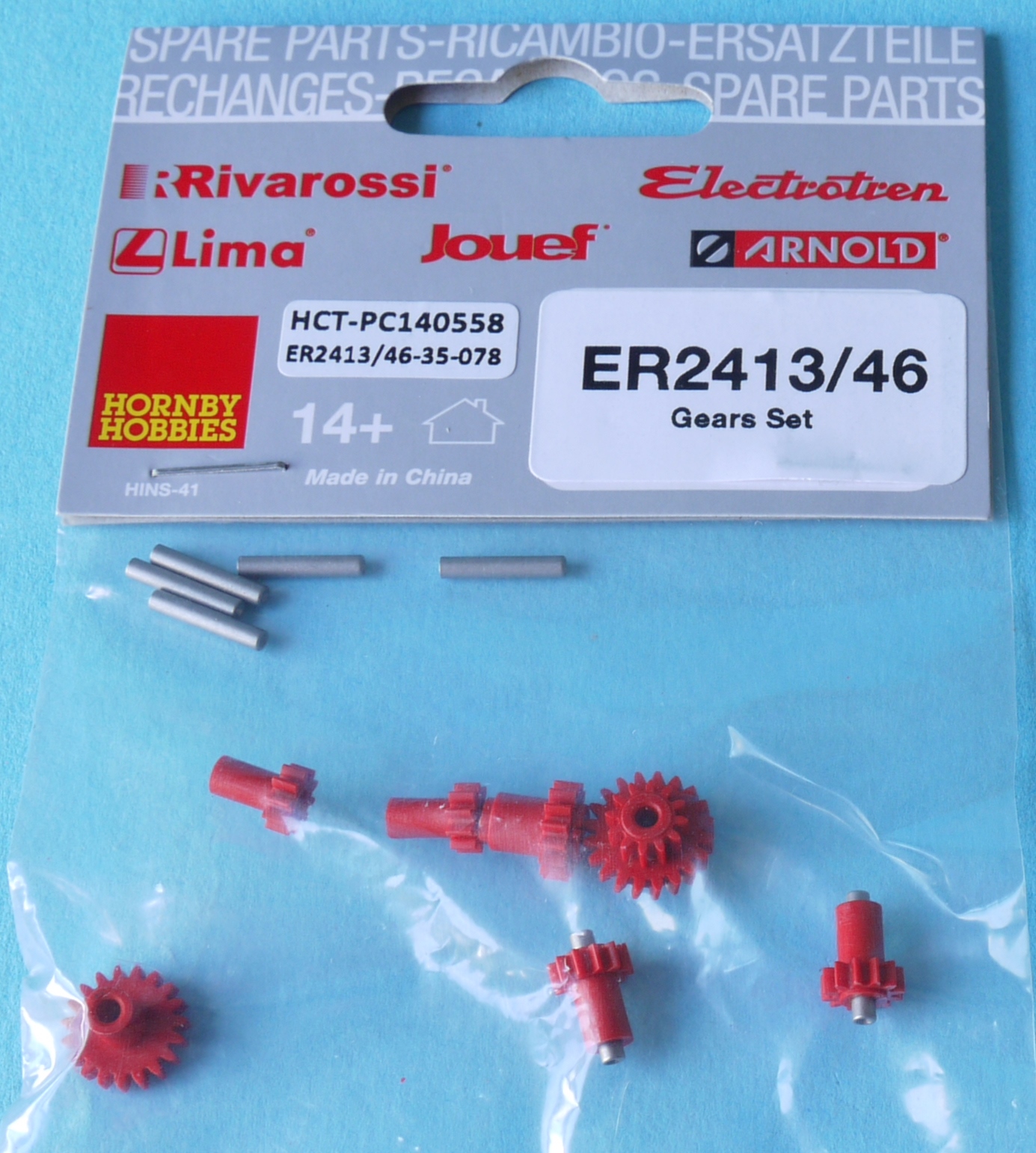 ER2413/46 Hornby Electrotren Gears Set for Diesel Loco 1617 IS27f - AC ...