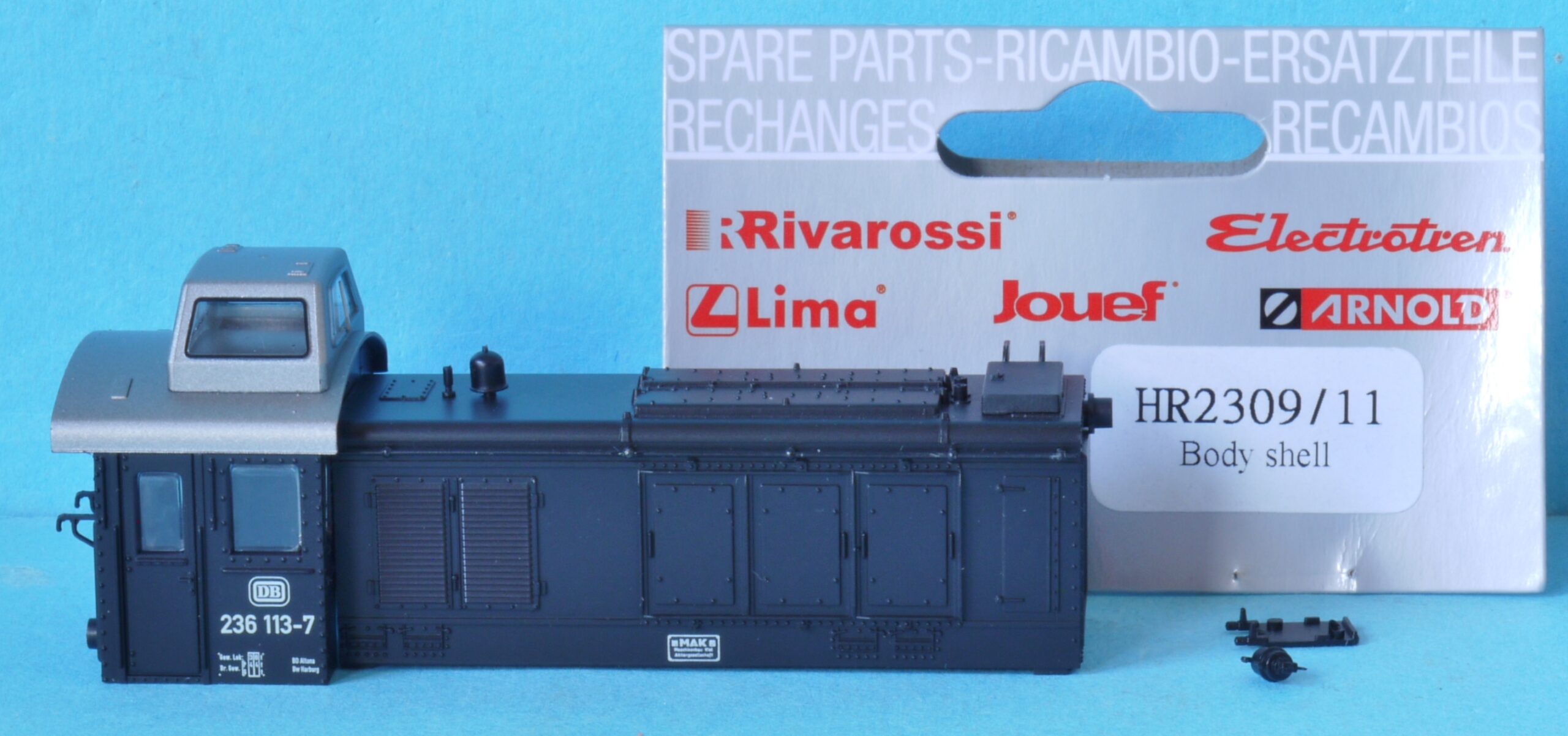 HR2309/11 Hornby Rivarossi Complete Body Shell Diesel Shunter Class 236 ...