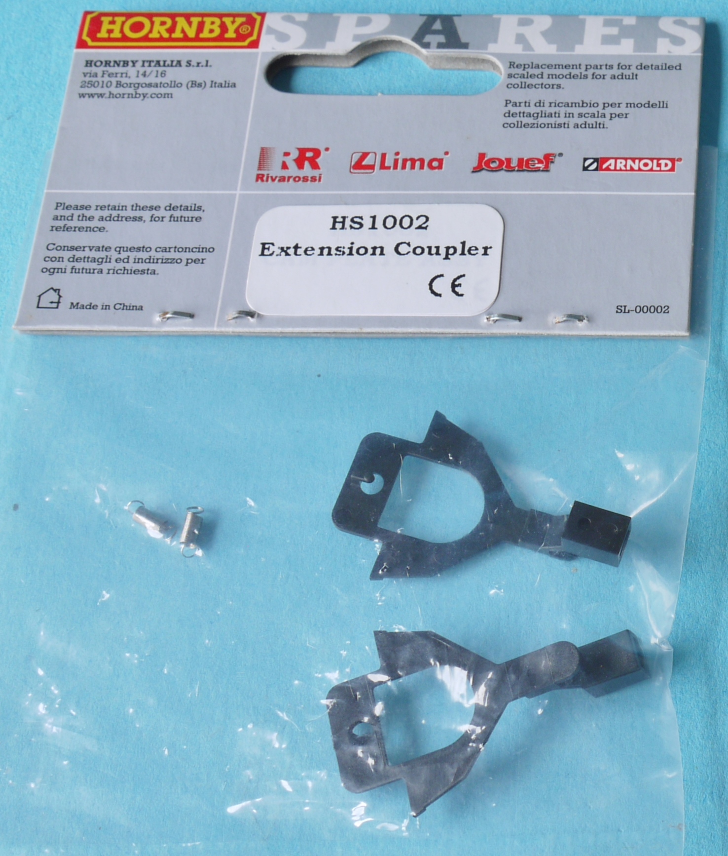 HS1002 Hornby Lima/Rivarossi Extension Coupler for Flat Wagon with Load ...