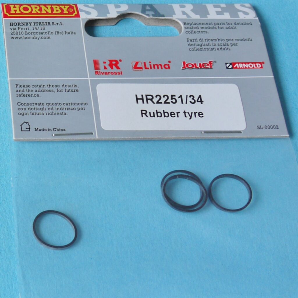HR2251/34 Hornby Rivarossi Traction Tyres for Electric Loco CoCo 1312 ...