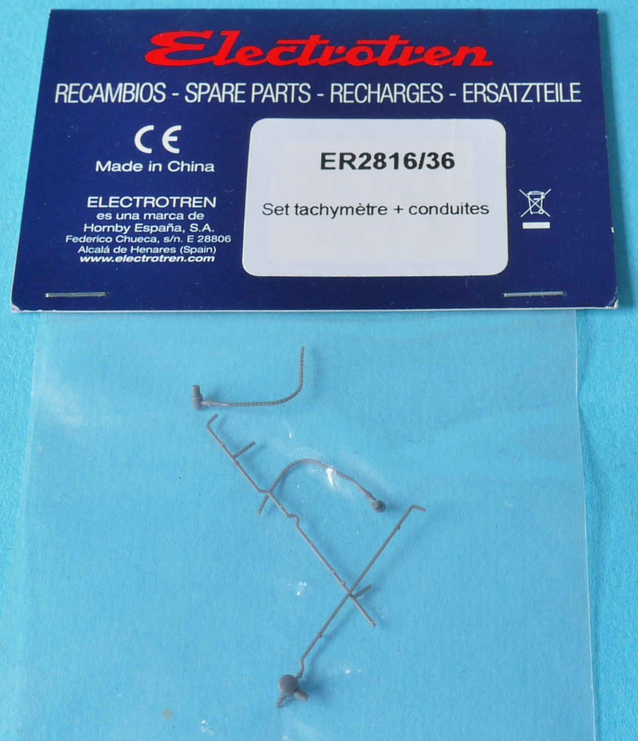 ER2816/36 Hornby Electrotren Speedo + Pipes for Diesel Loco CC 65533 ...