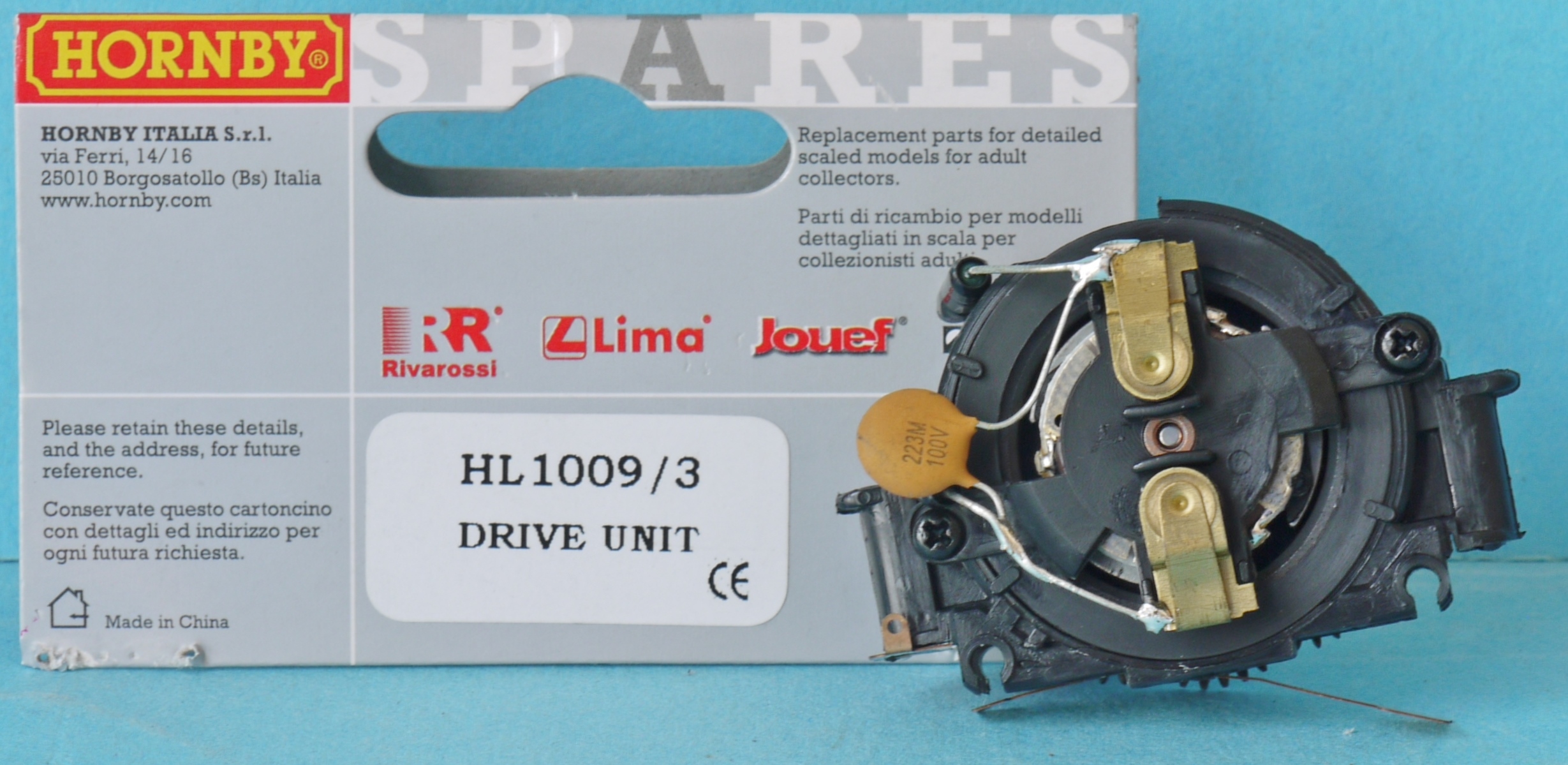 HL1009/3 Hornby Lima Drive Unit with Contacts for ICE Starter Pack ...